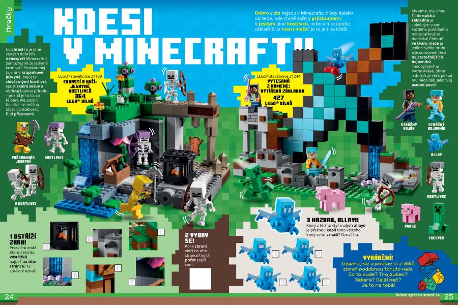 LEGO® Minecraft® | Dětské časopisy